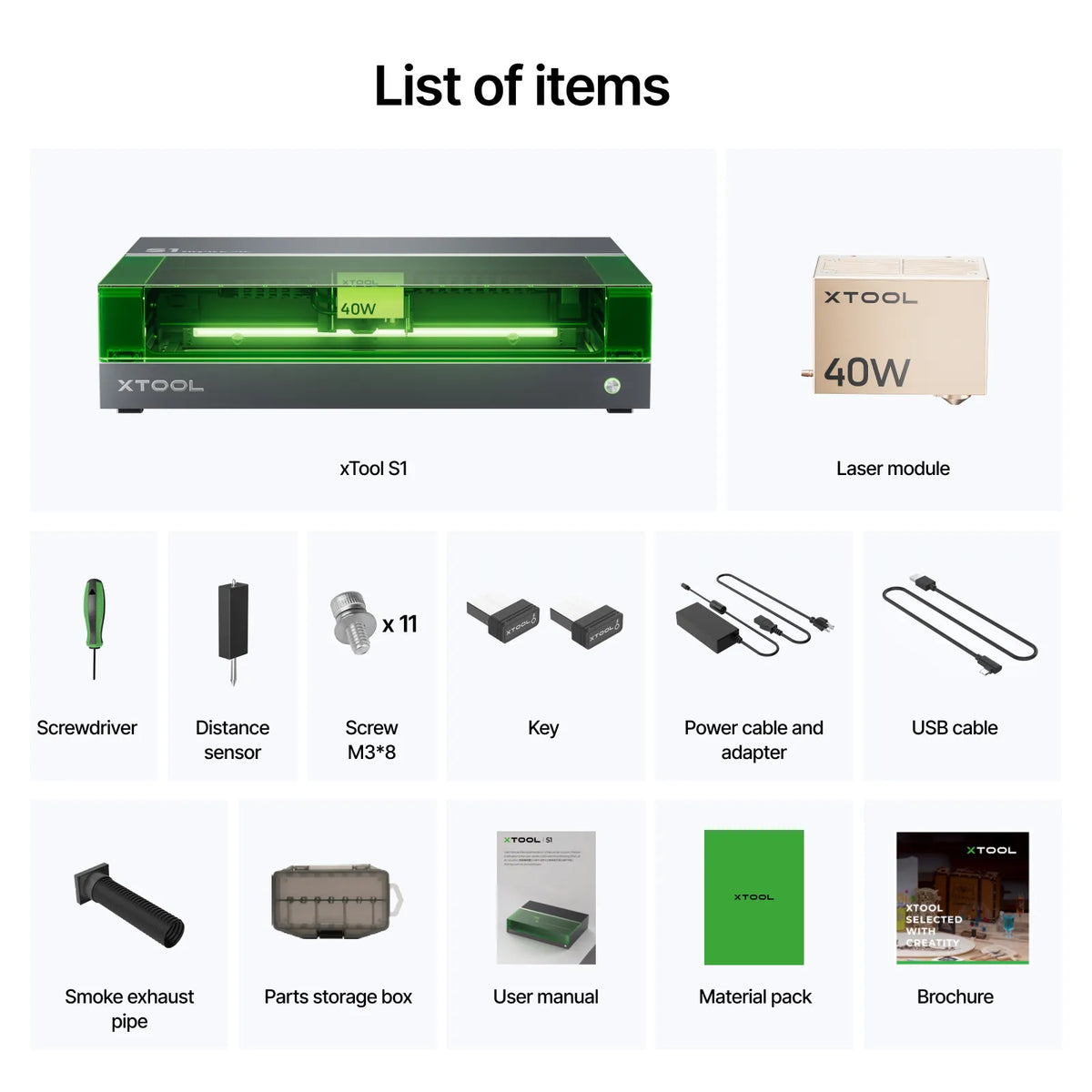 xTool S1 Enclosed Diode Laser Cutter for Education