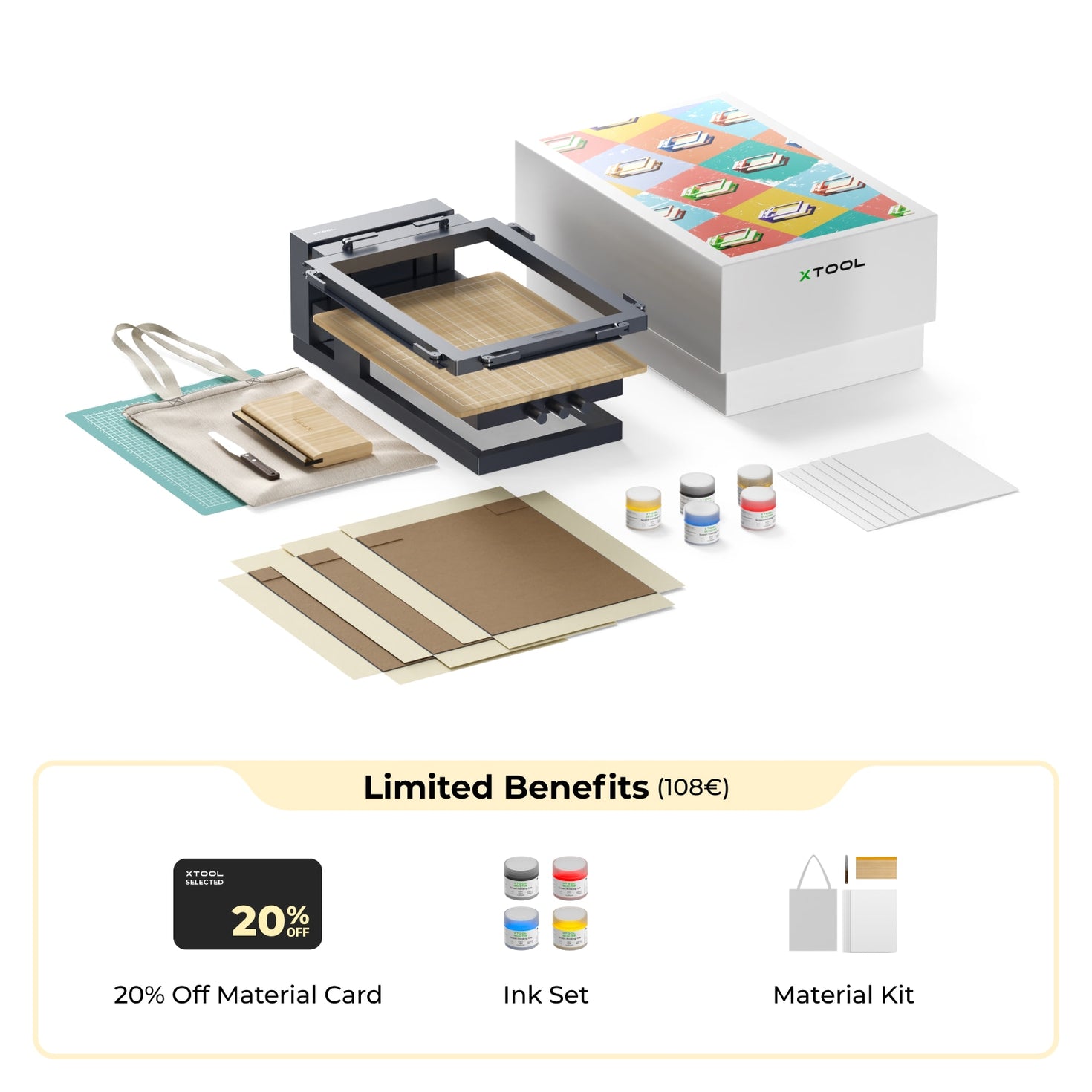 xTool Screen Printer: 1st Screen Printing Solution with Laser-xTool