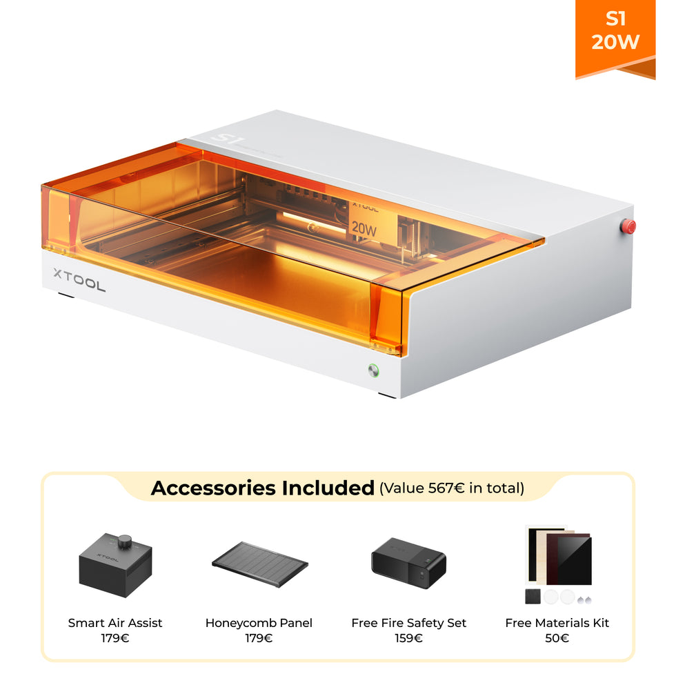 xTool S1 Enclosed Diode Laser Cutter