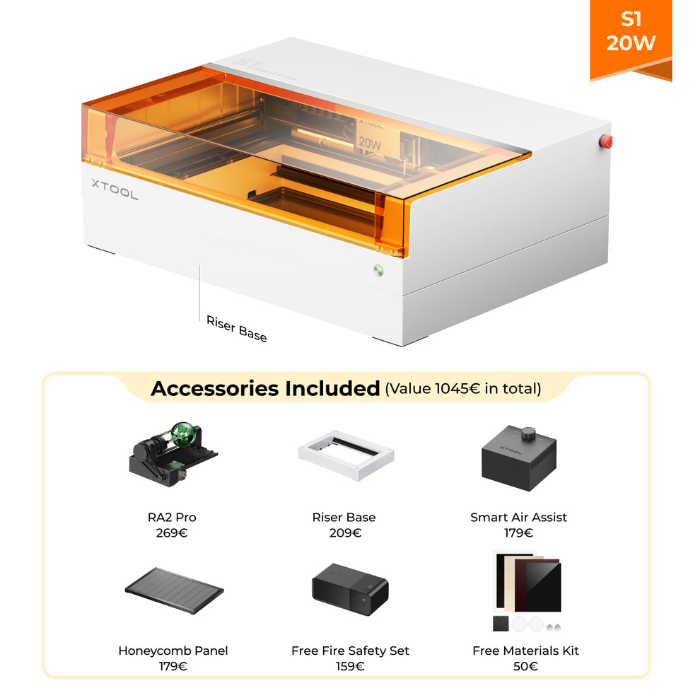 xTool S1 Enclosed Diode Laser Cutter