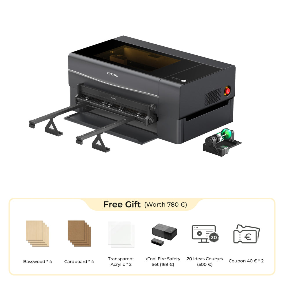 xTool P2 Versatile and Smart Desktop 55W CO2 Laser Cutter