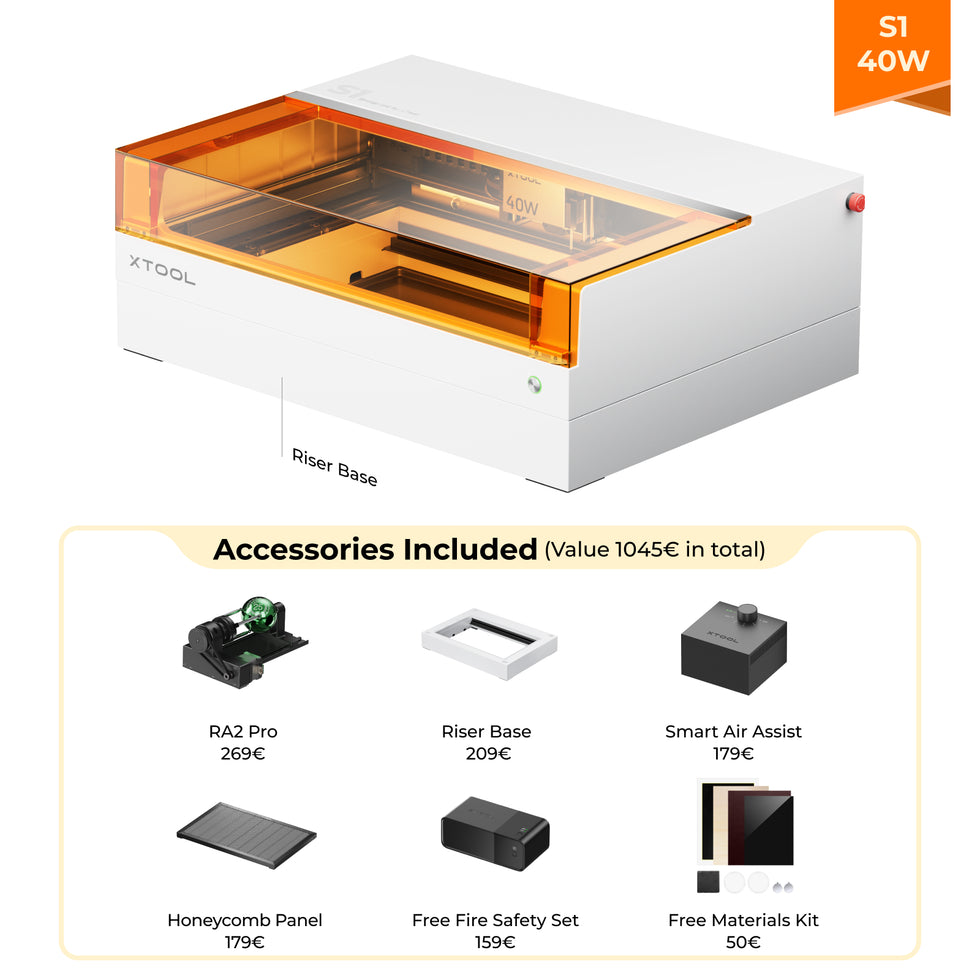 xTool S1 Enclosed Diode Laser Cutter