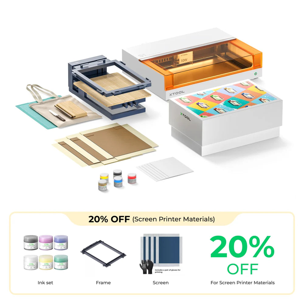xTool Screen Printer: 1st Screen Printing Solution with Laser-xTool
