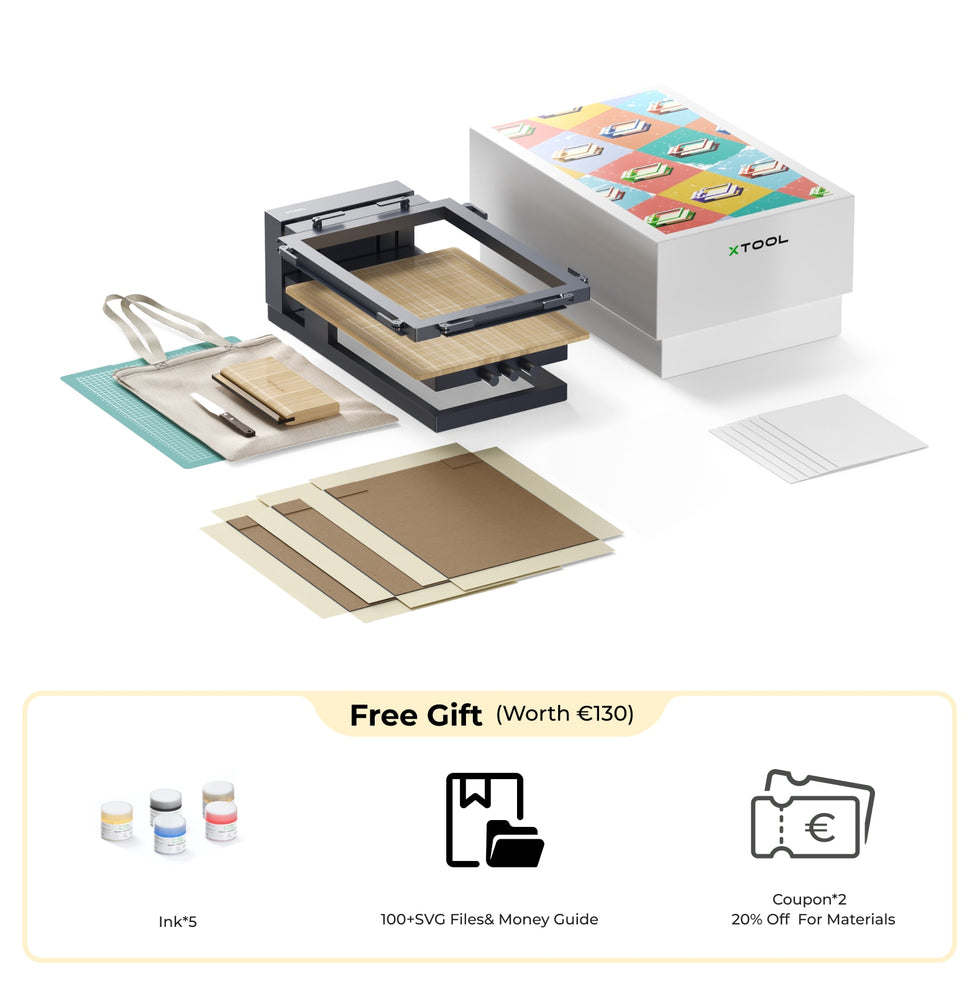 xTool Screen Printer: 1st Screen Printing Solution with Laser-xTool