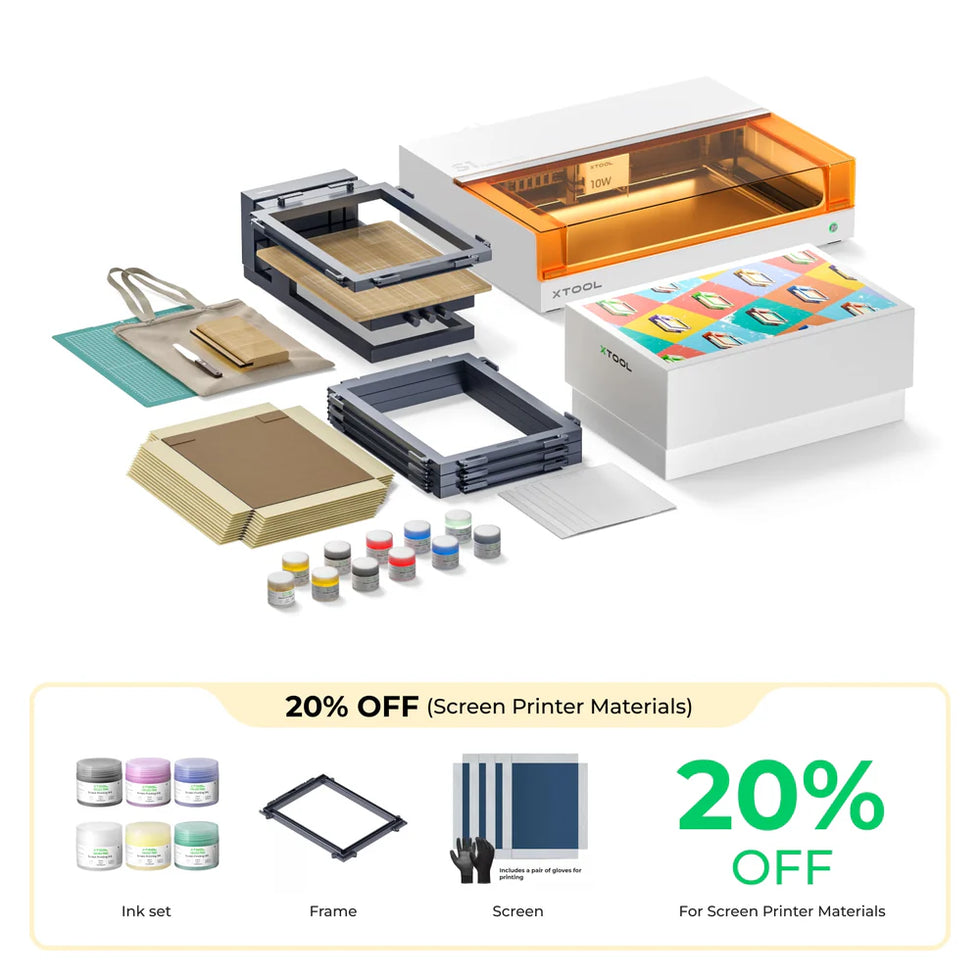xTool Screen Printer: 1st Screen Printing Solution with Laser-xTool