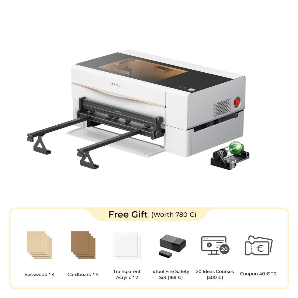 xTool P2 Versatile and Smart Desktop 55W CO2 Laser Cutter