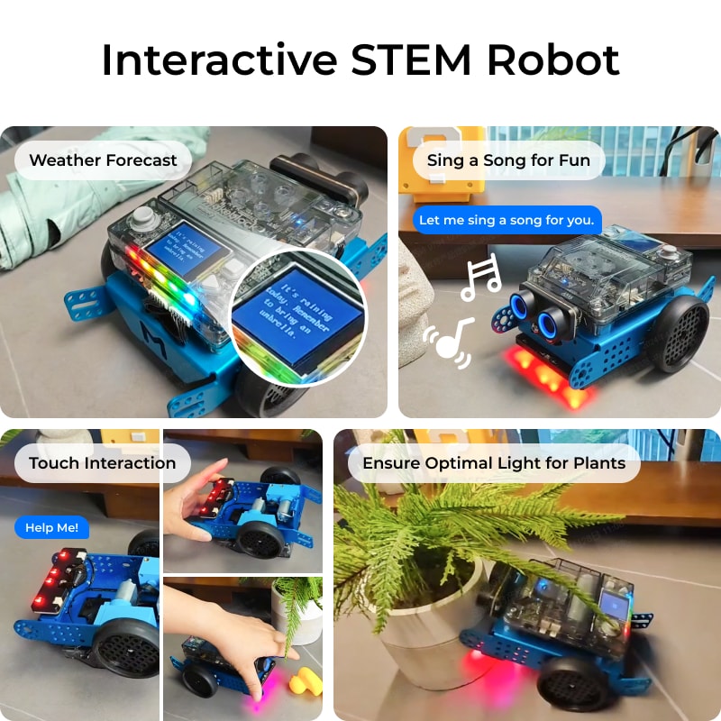 mBot2: STEAM Education Coding Robot Kit for AI Learning