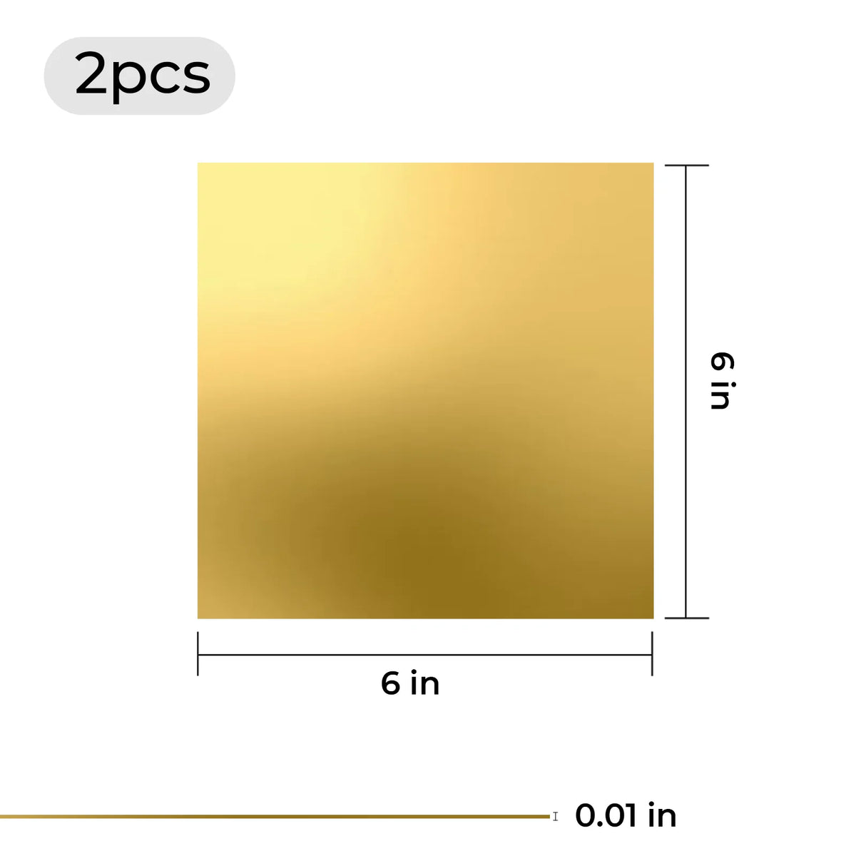 0,3mm Brass Sheet (2pcs)