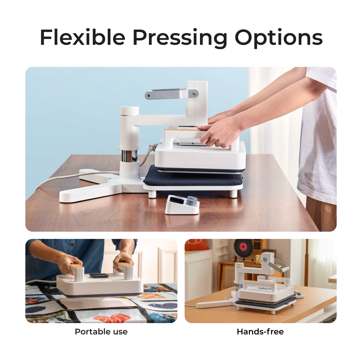 xTool Heat Press Machine for T-shirts, HTV, Sublimation and DTF Transf