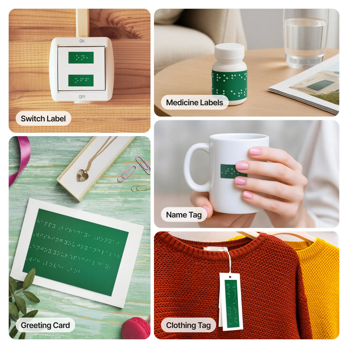 Laser Braille Sticker Trial Set